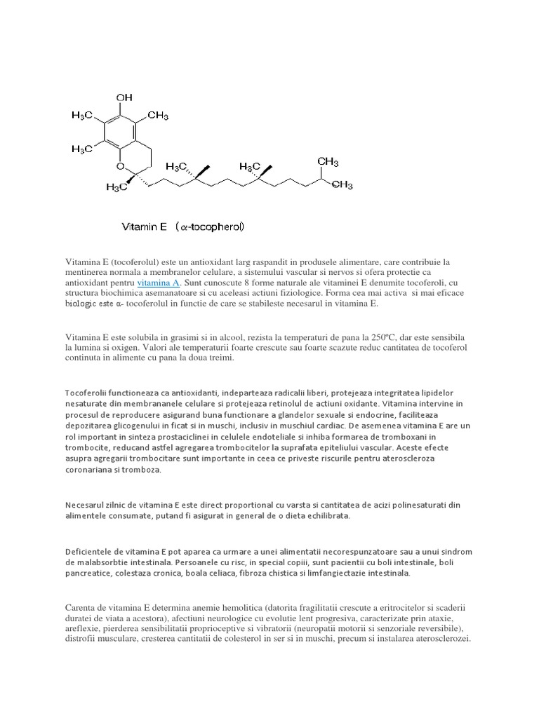 Vitamina E | PDF