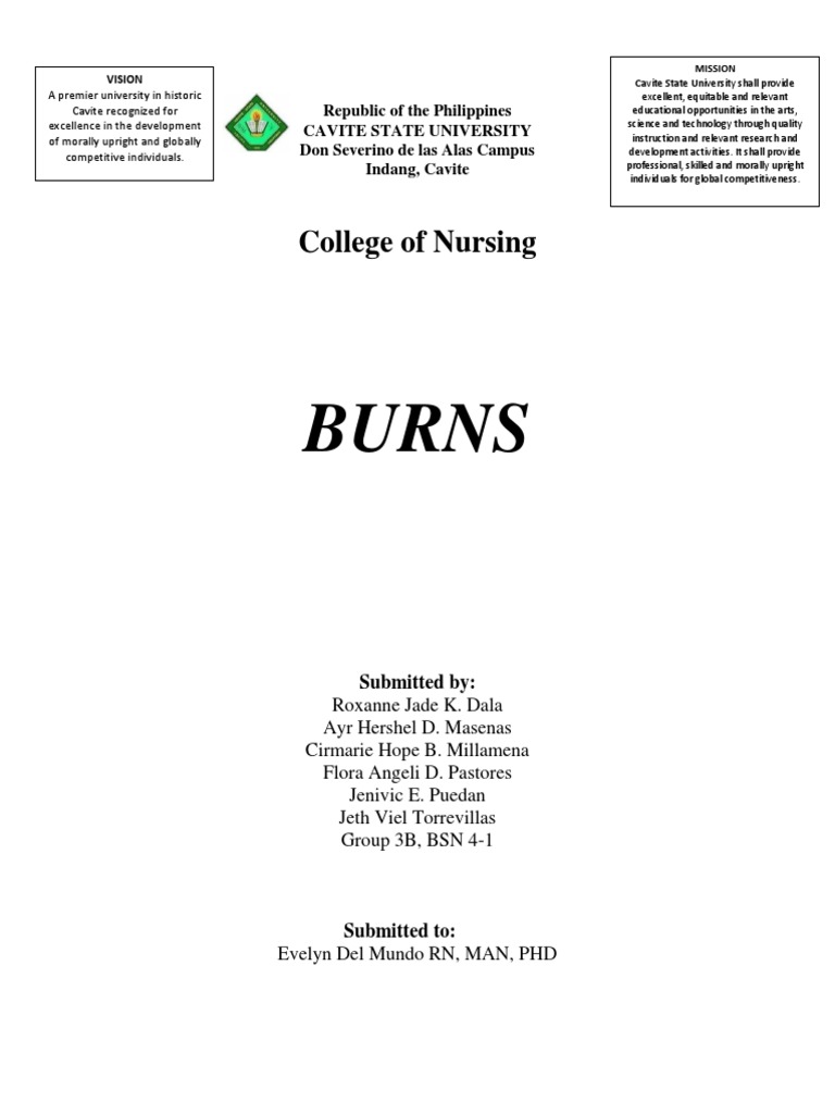 Burns: College of Nursing | PDF | Burn | Medical Specialties