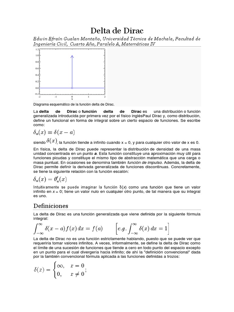 Delta de Dirac