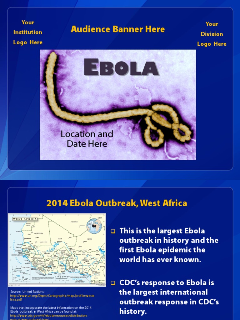 Ebola Overview Template | PDF | Ebola Virus Disease | Infection Control