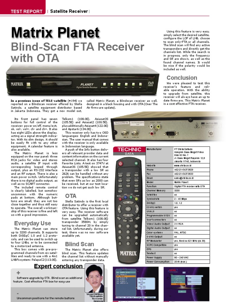 0701 Matrix | Download Free PDF | Television Technology | Video