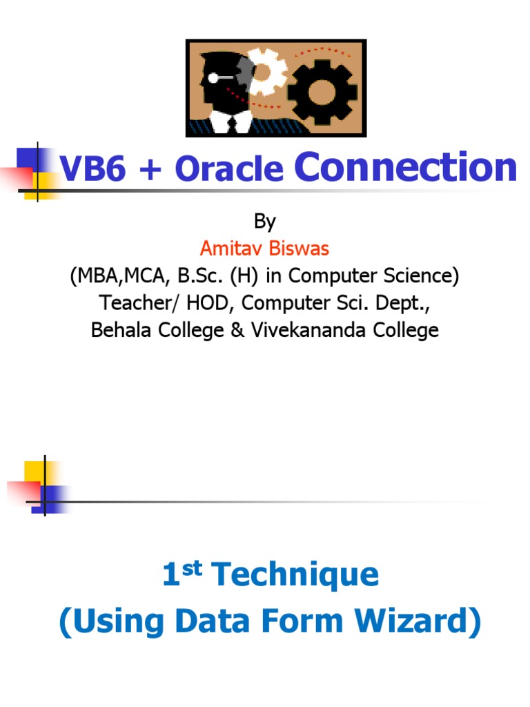 VB + Oracle Connection by AB Sir | PDF | Oracle Database | Information ...
