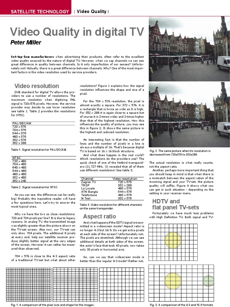 0609 Video Quality | PDF | Display Resolution | Video