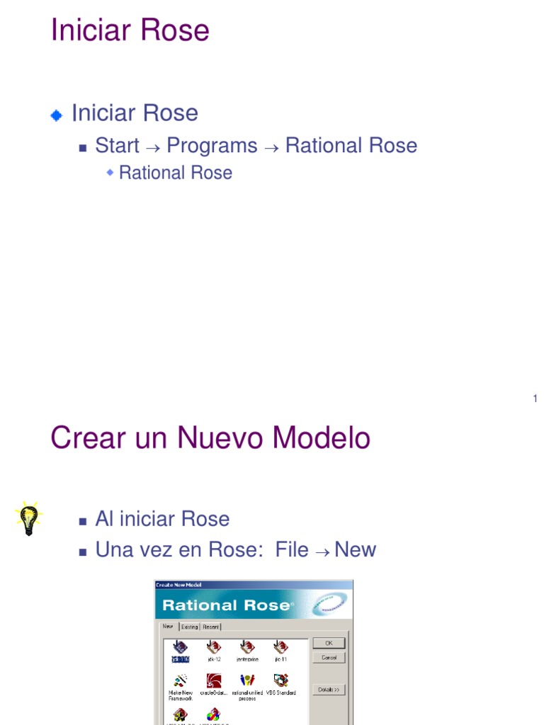 Tutorial Con Rational Rose | PDF | Programación de computadoras | Ingeniería de software