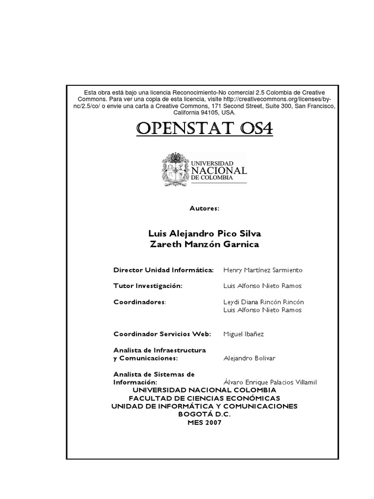 OpenStat Instrucciones | Descargar gratis PDF | Diferencia | Archivo de ...