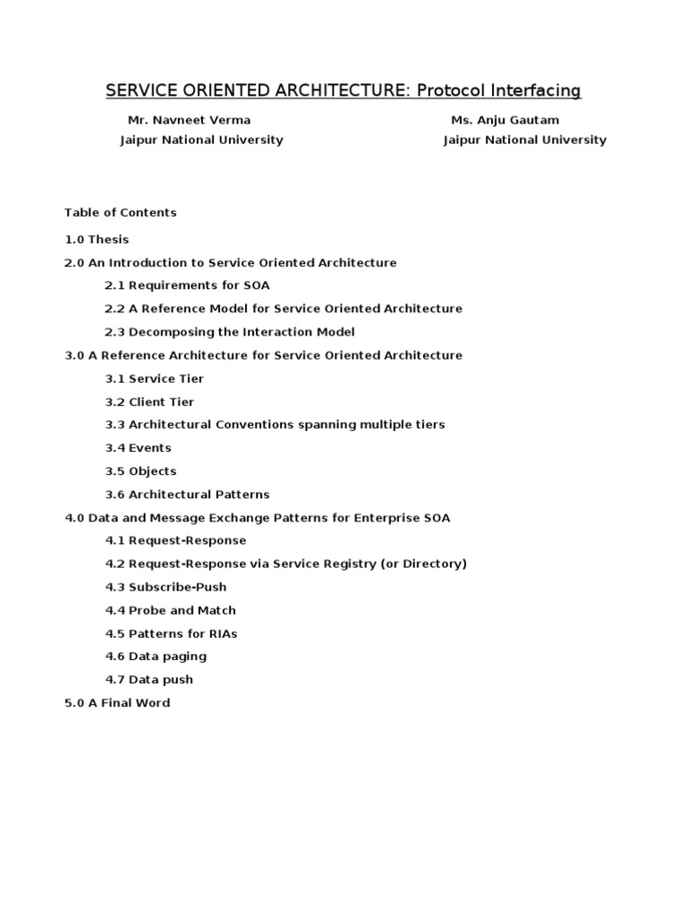 Service Oriented Architecture | PDF | Service Oriented Architecture | Representational State ...