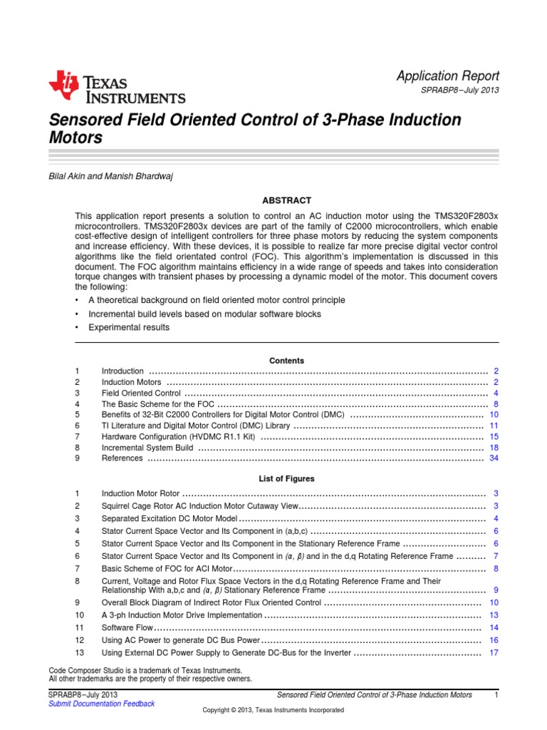 Sensorless PMSM | PDF | Electric Motor | Power Inverter