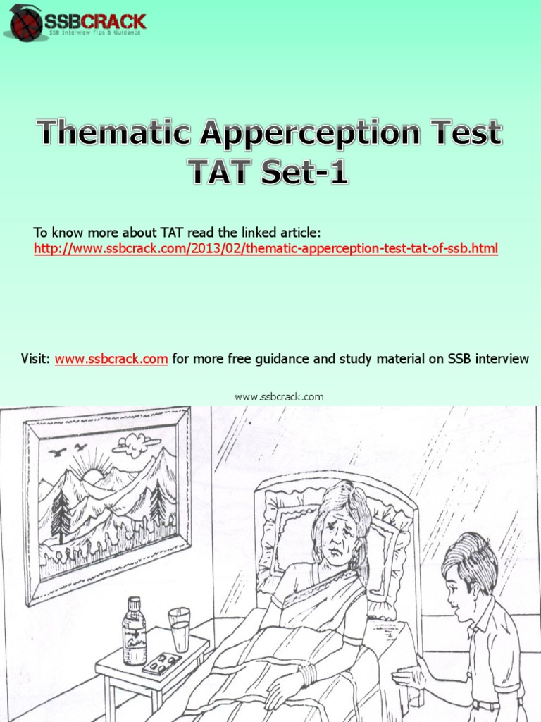 Thematic Apperception Test Pictures For Ssb