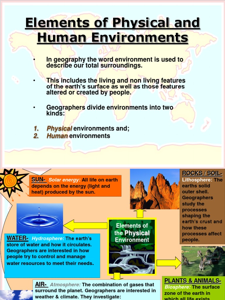Elements of Physical and Human Environments | PDF | Earth | Natural ...