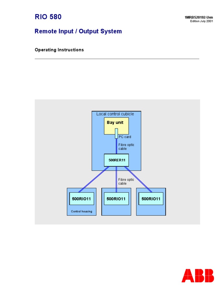 Remote Input / Output System | PDF | Input/Output | Analogue Electronics
