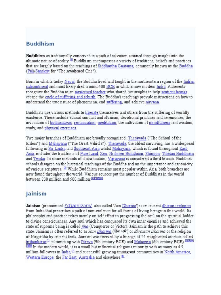 Buddhism: Buddhism As Traditionally Conceived Is A Path of Salvation ...