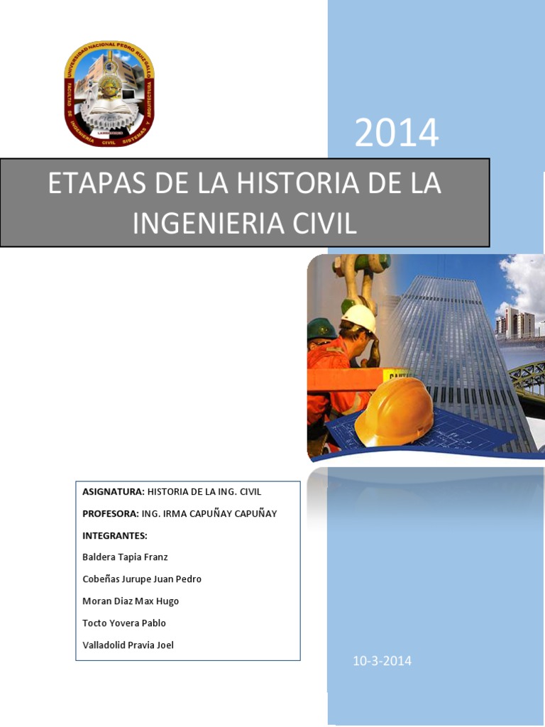 Etapas de La Ing Civil | PDF | Ingeniero civil | Puente