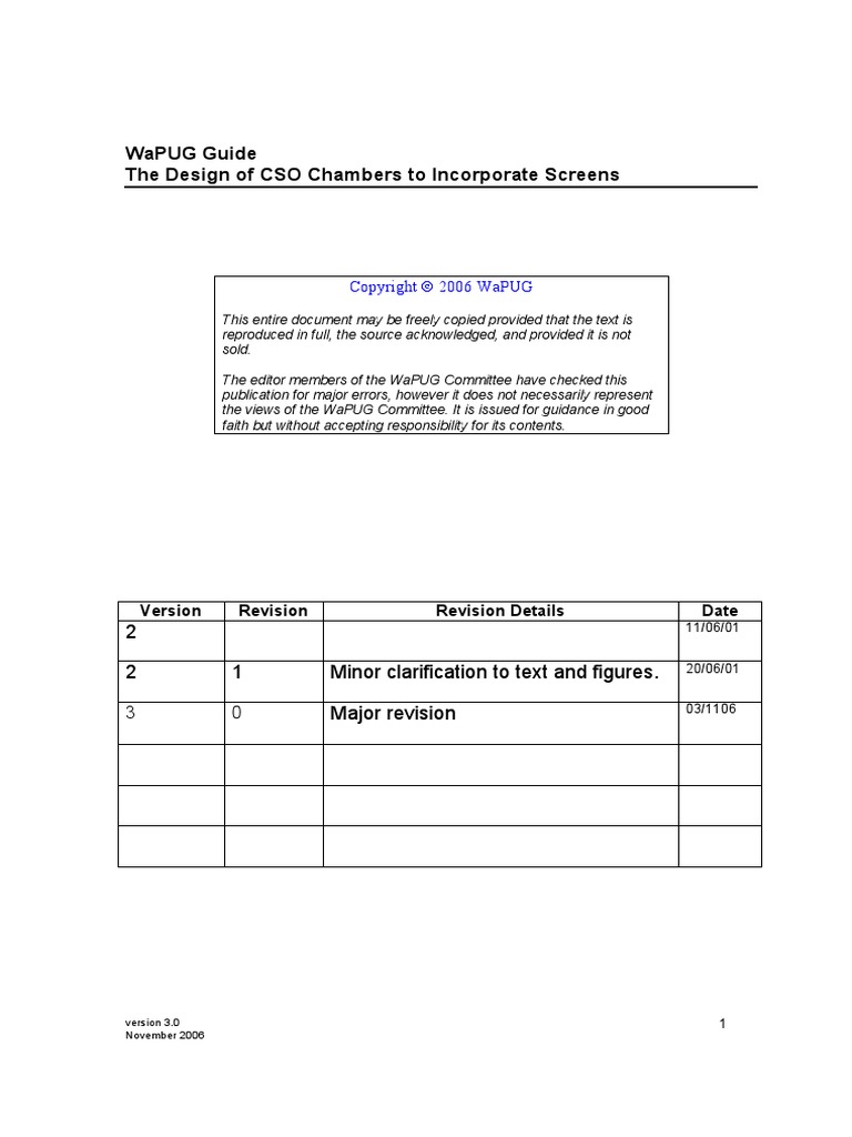 CSO Design Guide Version3 | PDF | Combined Sewer | Hydraulic Engineering