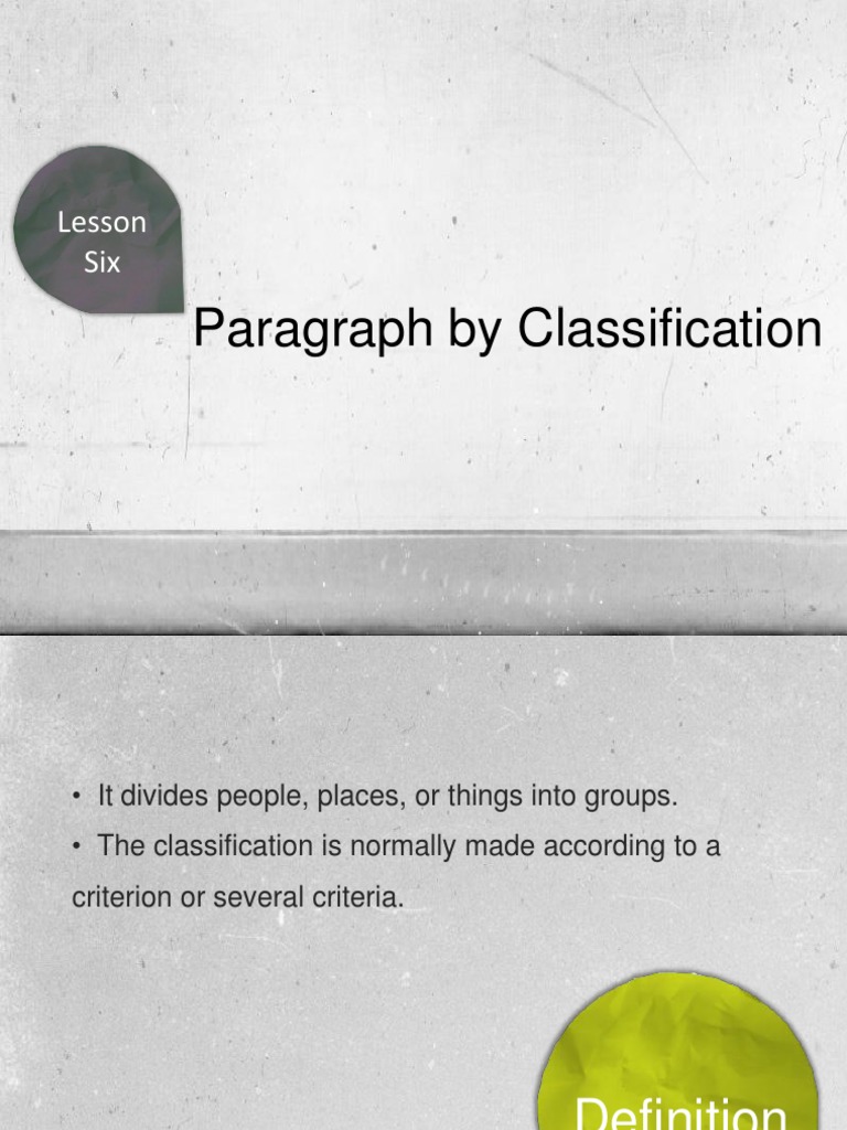 Paragraph by Classification | Download Free PDF | Cognition | Cognitive ...