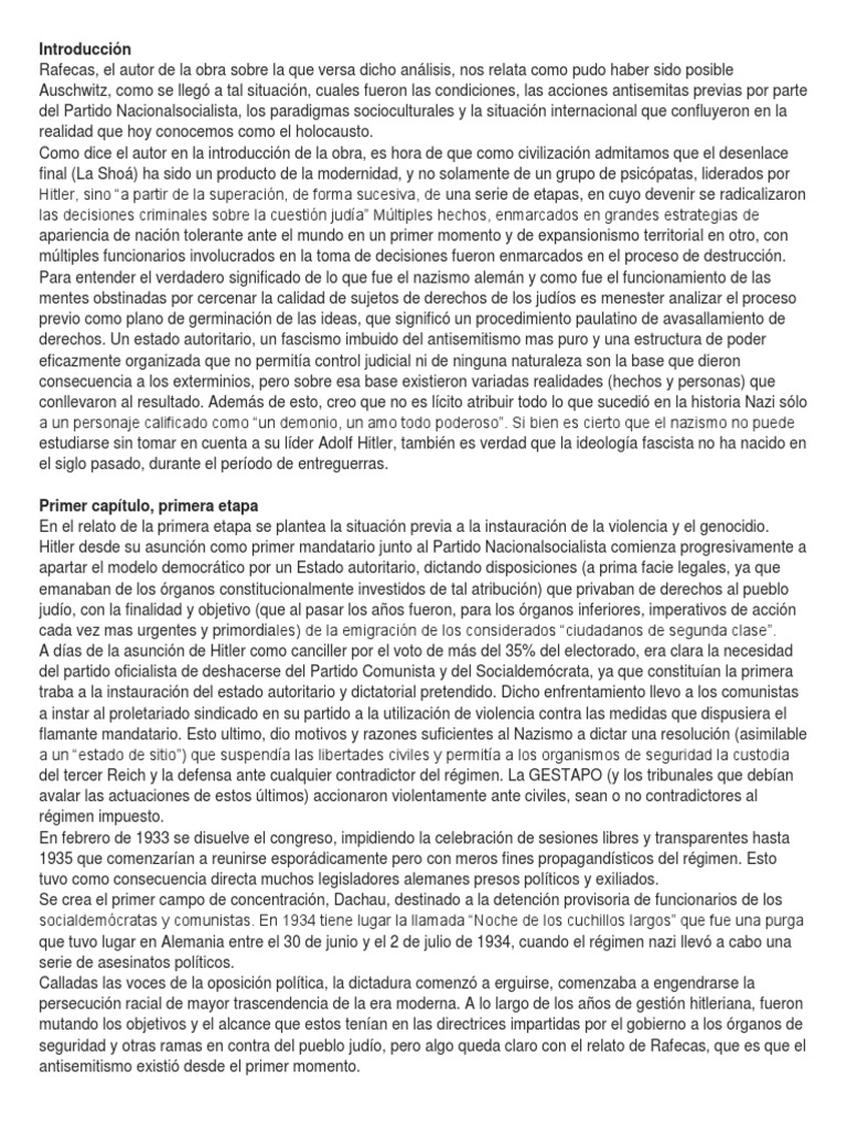 La Historia de La Solucion Final | PDF | Solución final | Alemania nazi