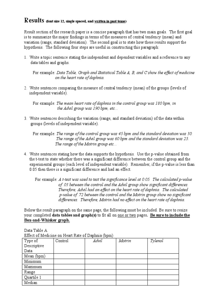 Results PDF Student s T Test P Value