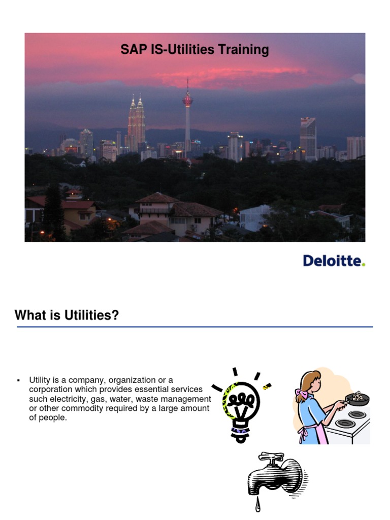Is-Utilities Overview v1 | PDF | Electric Utility | Electric Power ...