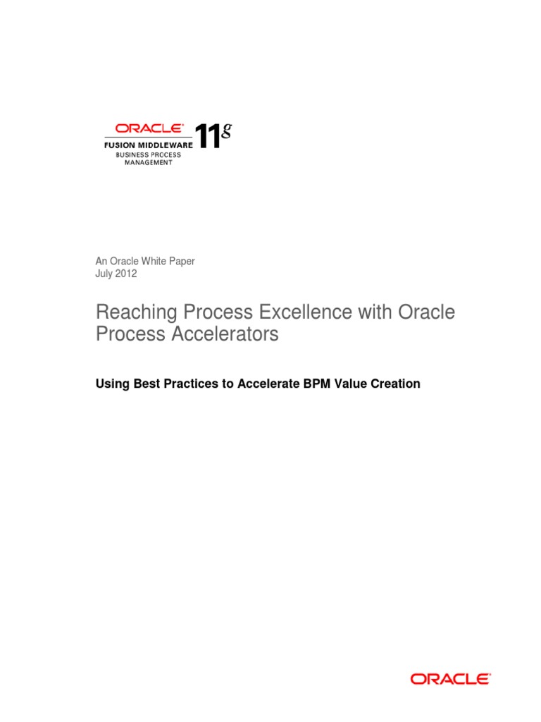 Oracle Process Accelerators | PDF | Business Process Management ...