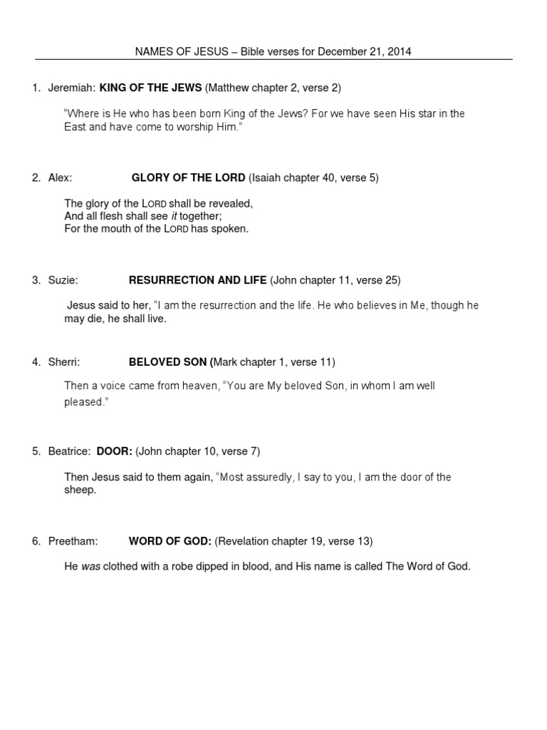 RESURRECTION AND LIFE (John Chapter 11, Verse 25) | PDF