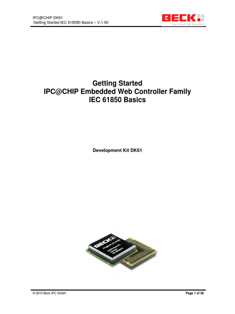 Getting Started DK61 IEC61850 | PDF | Input/Output | Automation