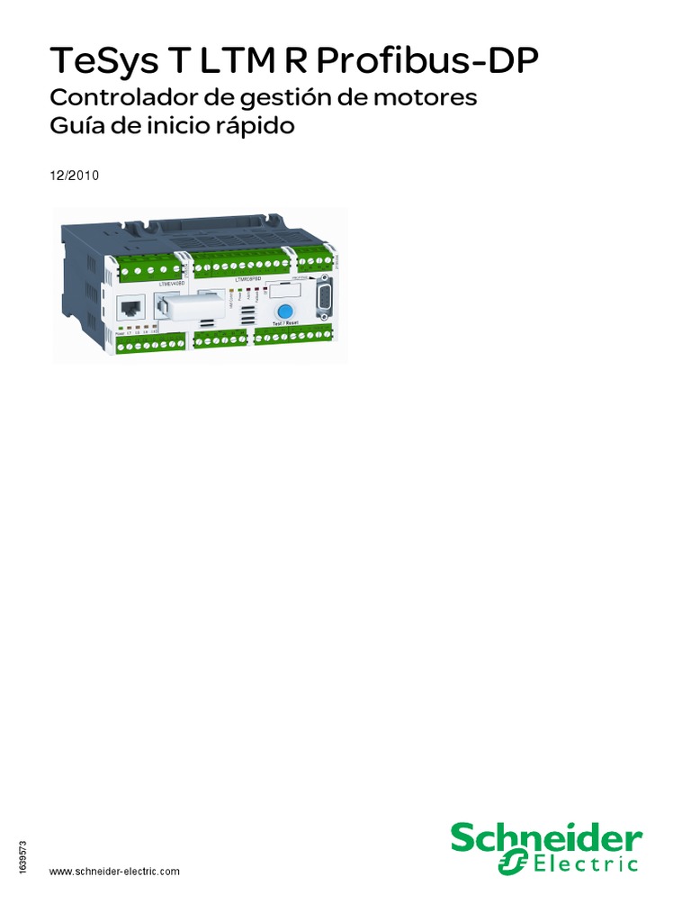 Guia Rapida TeSys T Profibus | PDF | Point and Click | Software