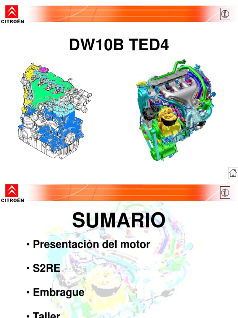 Presentation DW10BTED4 E | PDF | Turbocompresor | Tecnología de vehículos