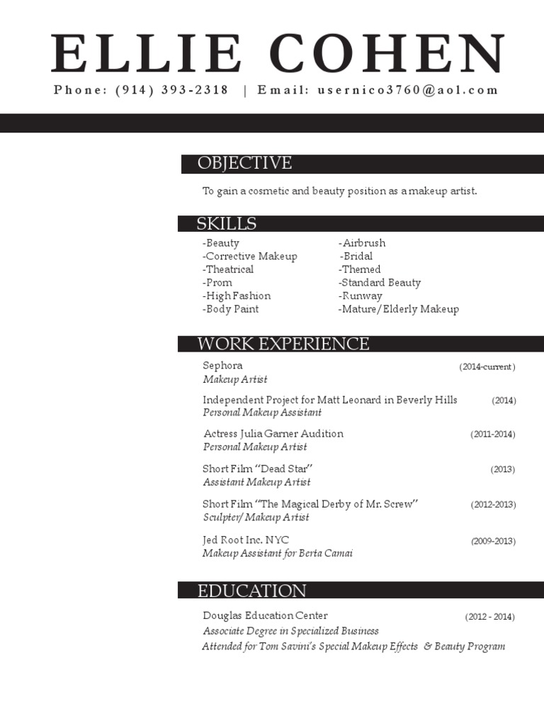 Ellie Cohen Resume | PDF | Business