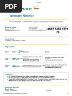 Cebu Pac Official Receipt PDF | PDF | Receipt | Service Industries
