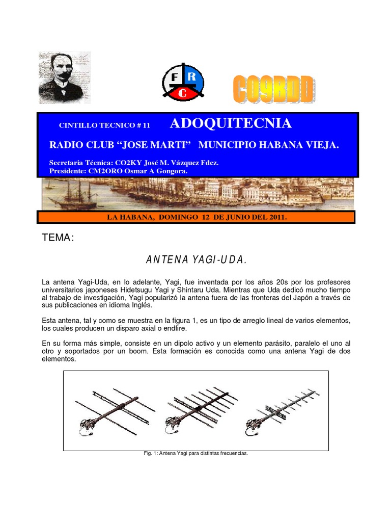 Elements Yagi Uda | PDF