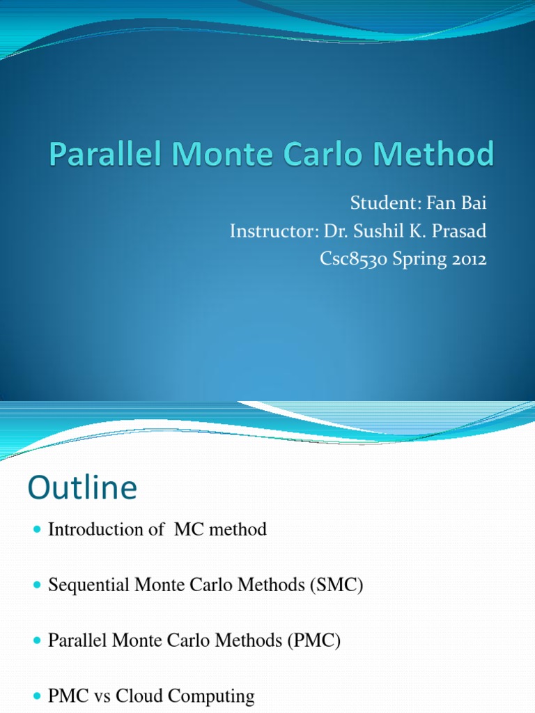 Parallel Monte Carlo Method | PDF | Monte Carlo Method | Statistics