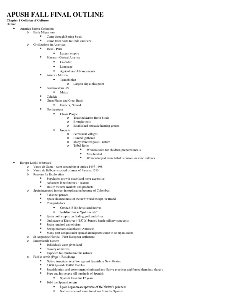 APUSH Year 1 Review | PDF | Federalist Party | Alexander Hamilton