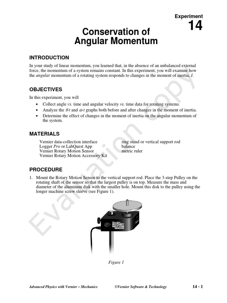 Conservation of Angular Momentum | PDF | Rotation Around A Fixed Axis ...