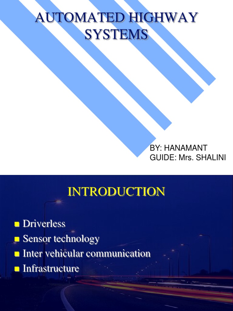 Automated Highway Systems | PDF | Highway | Traffic