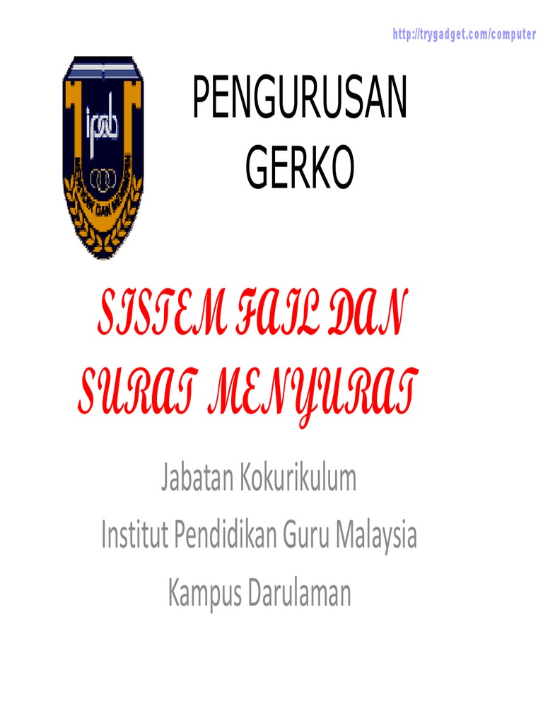 Sistem Surat Menyurat | PDF