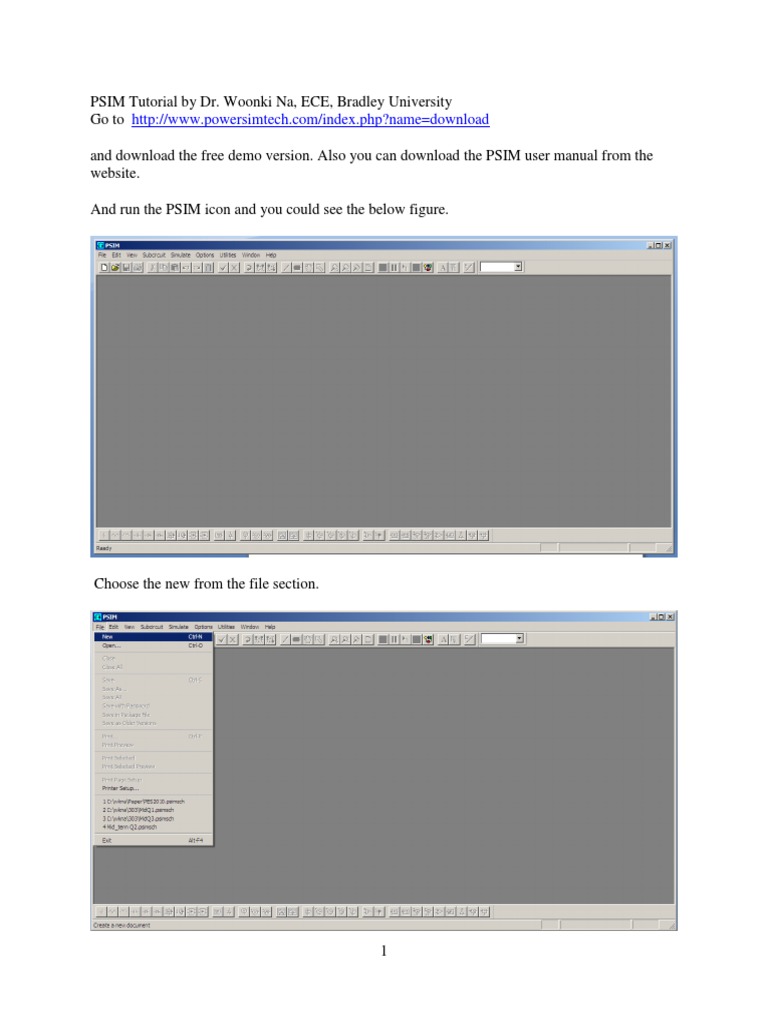 PSIM Diode Rectifier Tutorial | PDF | Electrical Network | Rectifier