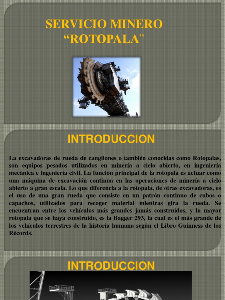 Rotopalas | PDF | Minería | Automatización