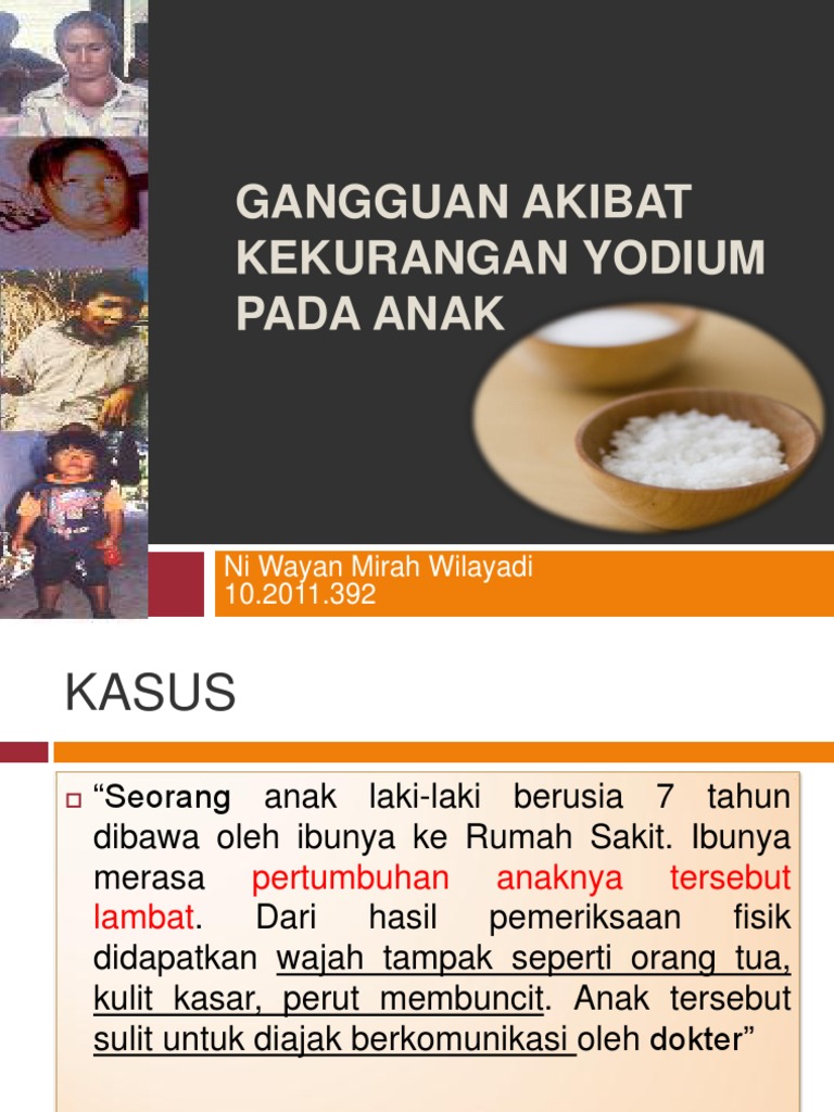 Gangguan Pertumbuhan Akibat GAKY | PDF