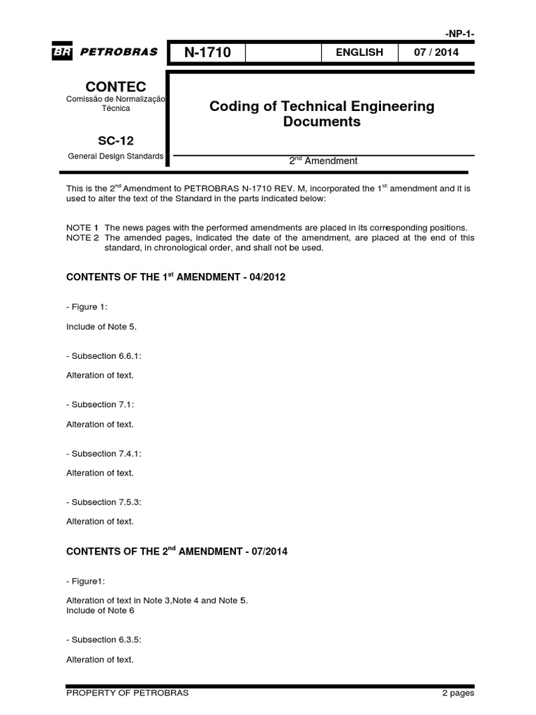 Ni-1710 Coding of Technical Engineering Documents PDF | PDF | Pipeline ...