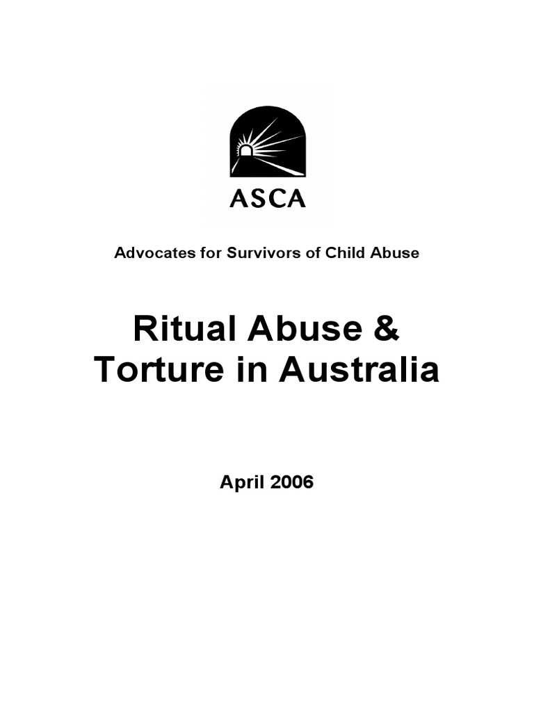 Ritual Abuse and Tortute in Australia - ASCA | PDF | Psychological ...
