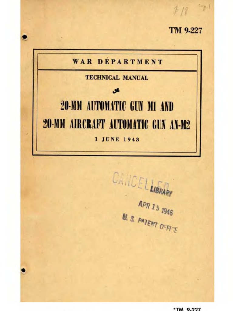 20-11M Automatic Gui 1111 An D 20-Mm Alacran Automatic Gun An-112 | PDF ...