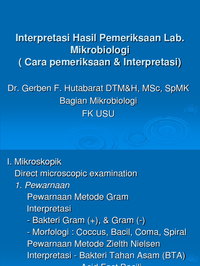 K.12 Interpretasi Hasil Pemeriksaan Lab | PDF | Kajian Bahasa Asing ...