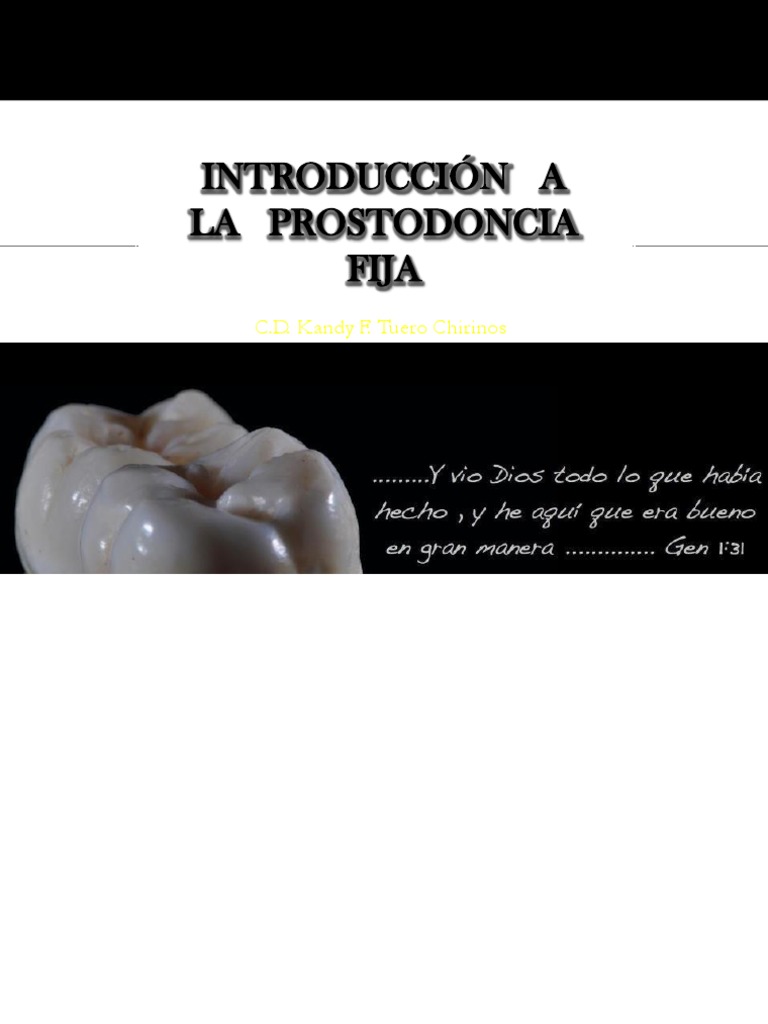 Introducción A La Prostodoncia Fija PDF | PDF | Dentadura postiza ...