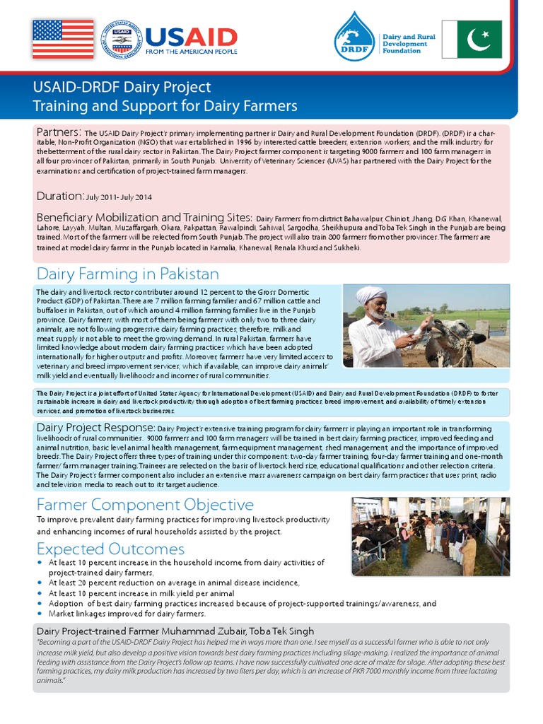 Dairy Farming Training in Punjab | PDF | Livestock | Dairy Farming