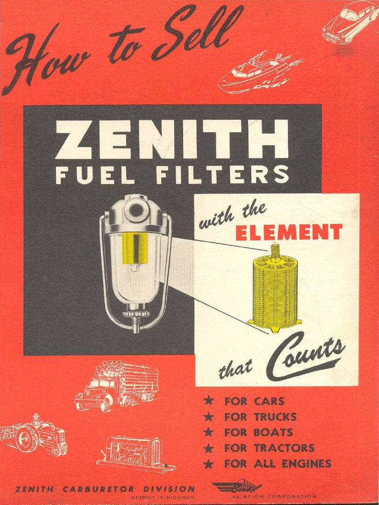 Zenith Carburetor Fuel Filters With Elements | PDF | Carburetor | Pipe ...
