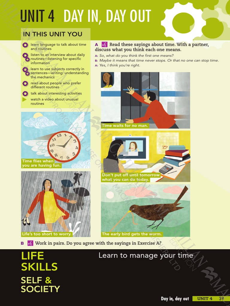 Openmind Level 1 Student Book Unit 4 | PDF | Adverb | Lunch