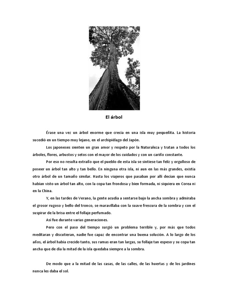Cuento El Arbol | PDF