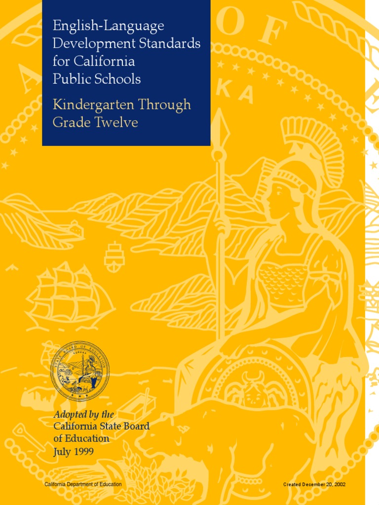 Eld Content Standards k-12 | PDF | Reading Comprehension | English Language