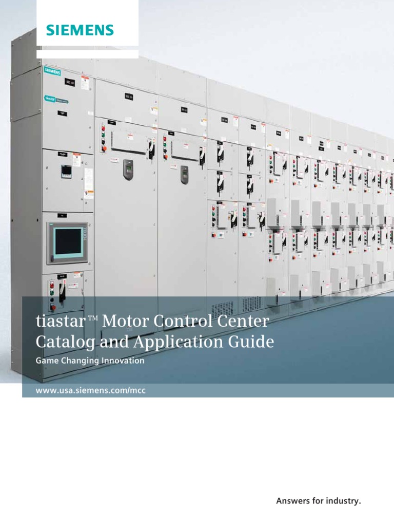 MCC Siemens Application Guide | PDF | Fuse (Electrical) | Sheet Metal