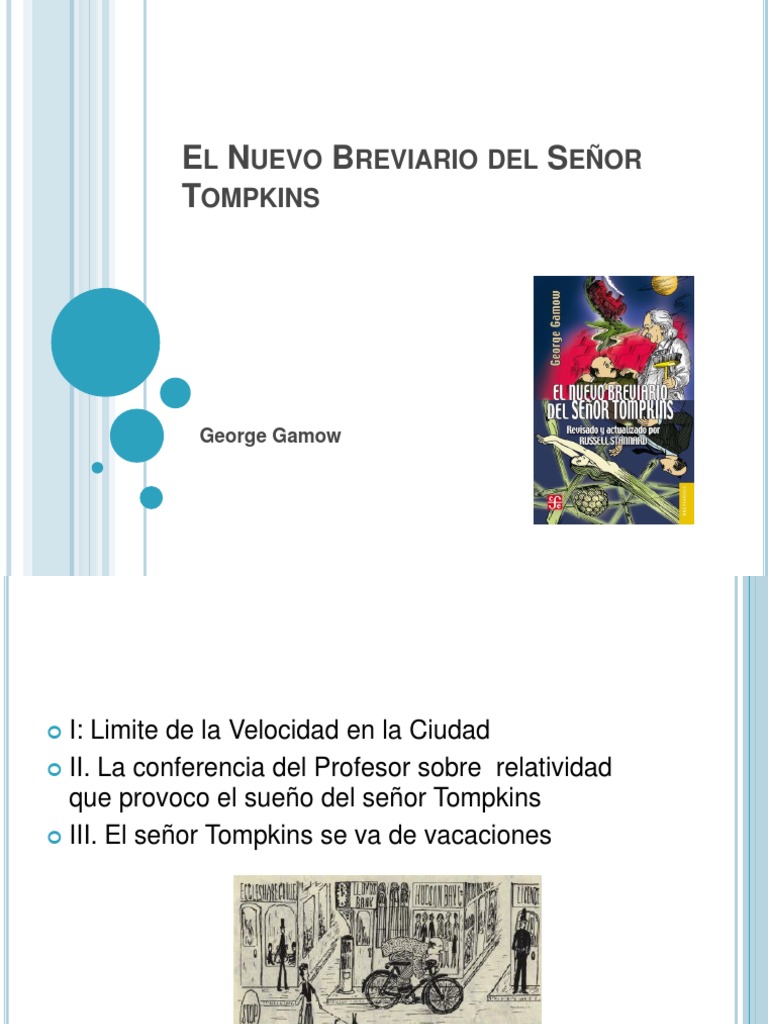 El Nuevo Breviario Del Señor Tompkins | PDF