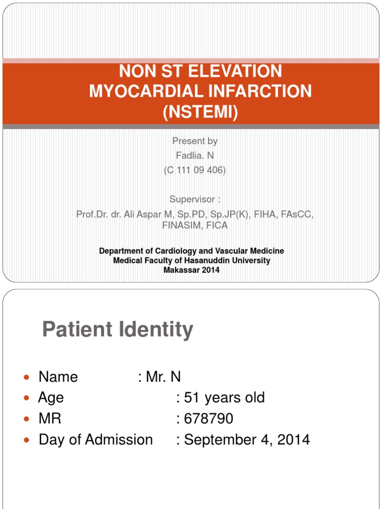 NSTEMI | Myocardial Infarction | Angina Pectoris